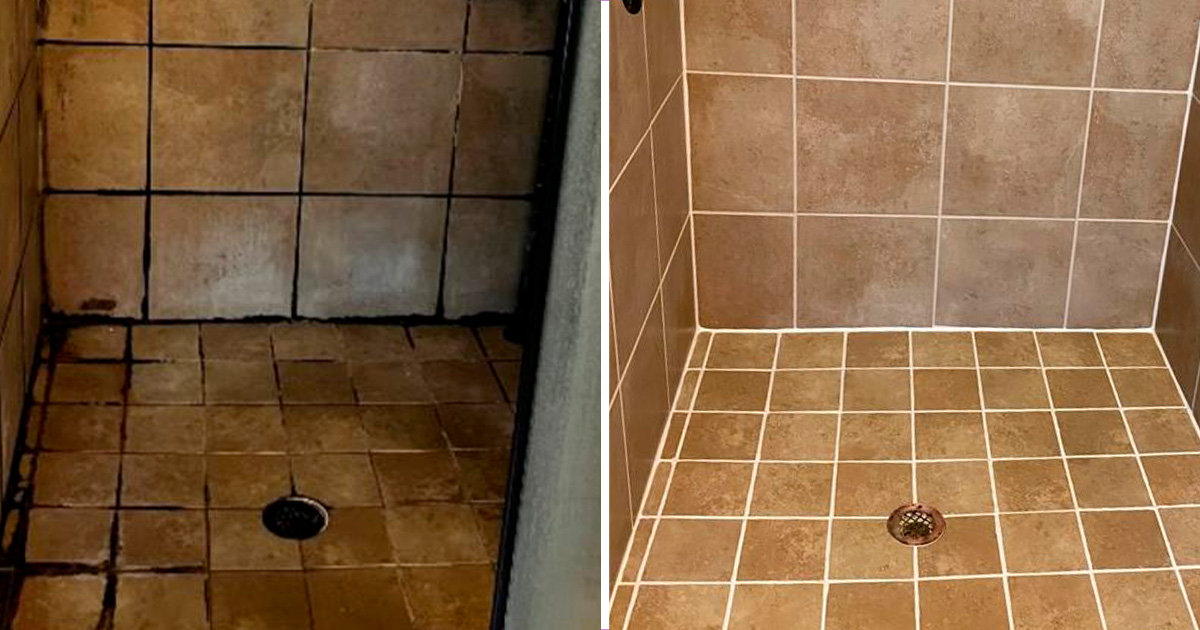Impeccable Shower Restoration Achieved by Our Grout Cleaning Experts in ...